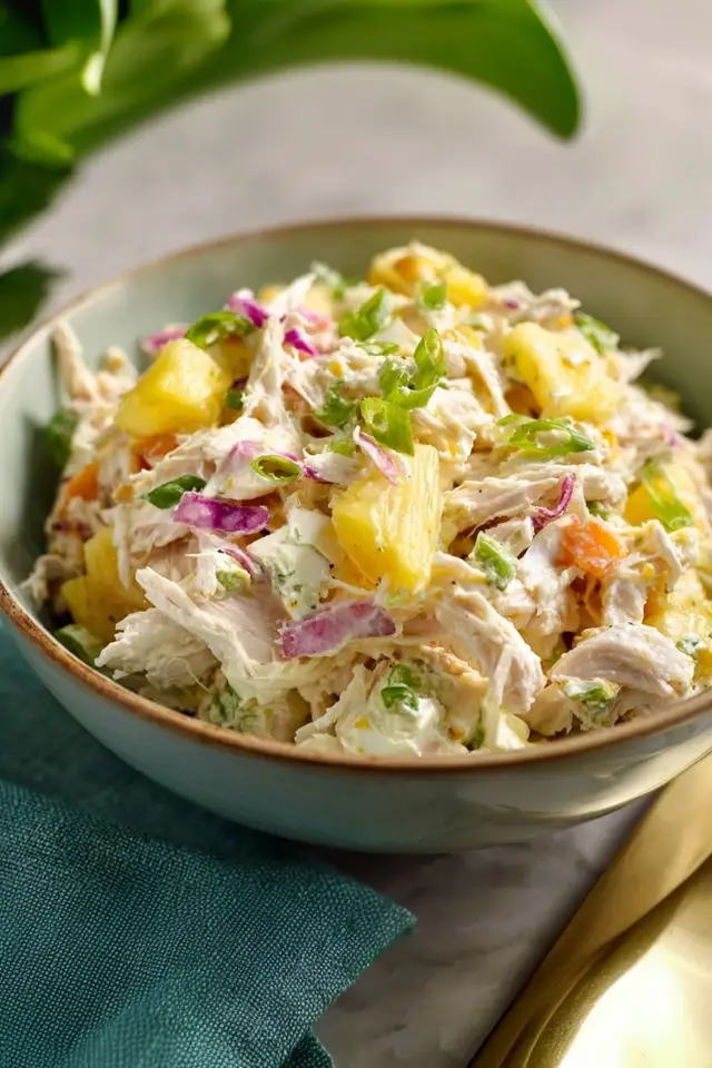 Hawaiian Chicken Salad with Pineapple