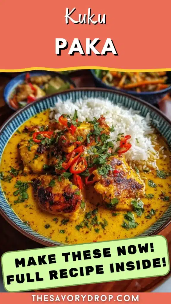 Kuku Paka – Creamy East African Chicken Curry with Coconut Milk