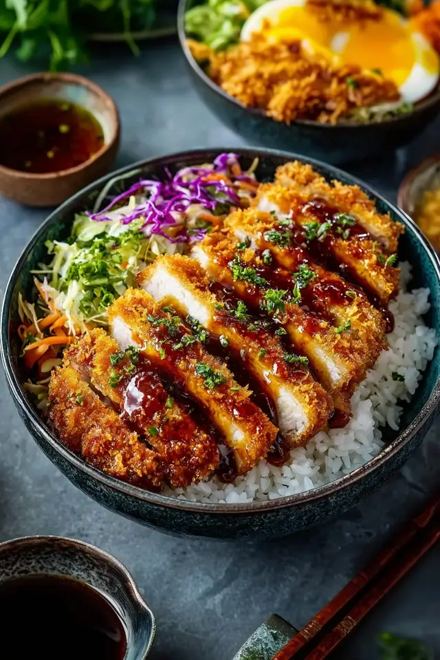 Crispy Japanese Katsu Bowls