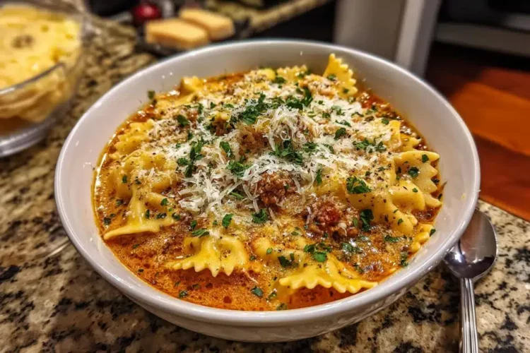 Creamy Lasagna Soup