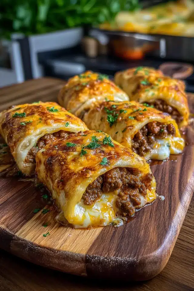 Cheesy Beef Roll Ups: A Comforting Classic with a Cheesy Twist