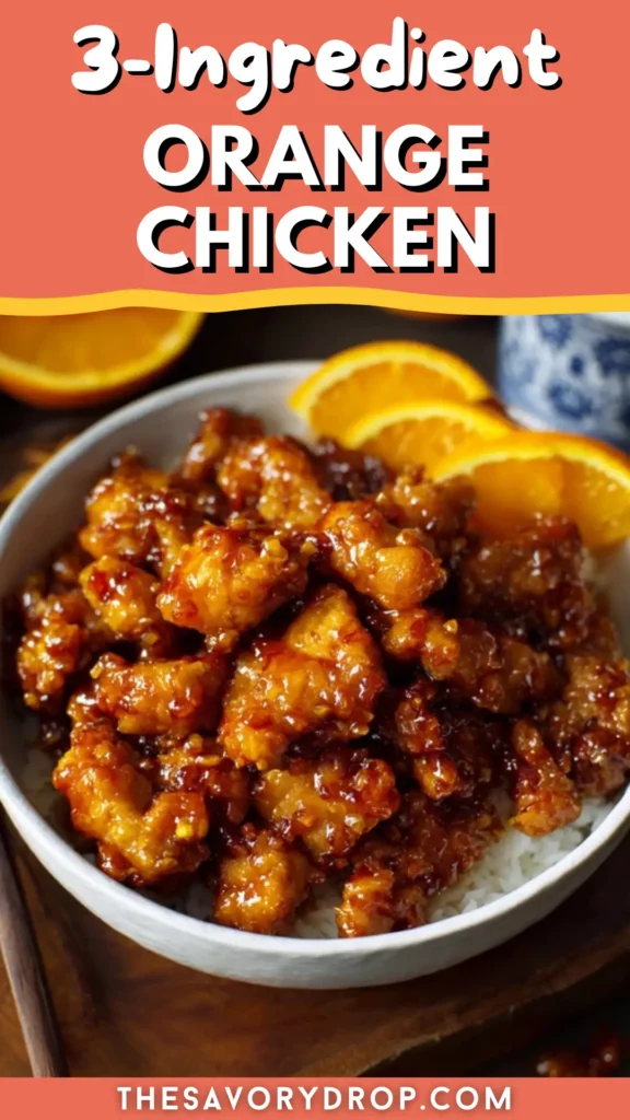 3-Ingredient Orange Chicken